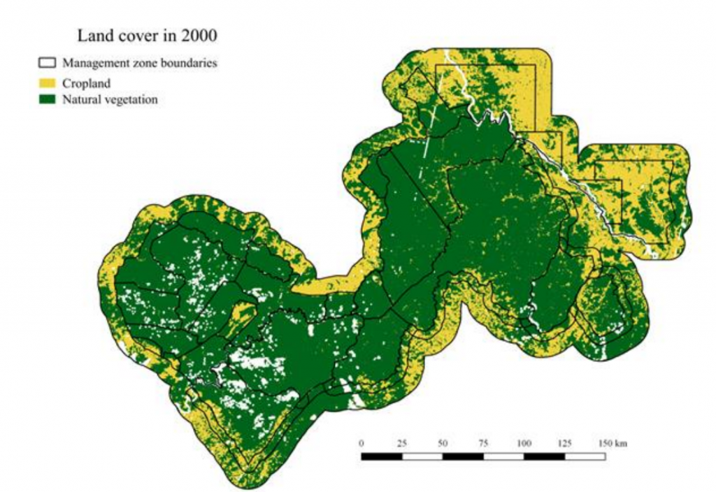 M.Sc. handed in: Quantifying land cover change using remote sensing data in a transboundary ...