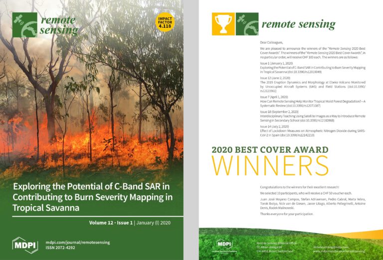One of our Publications is among the Winners of the "Remote Sensing ...