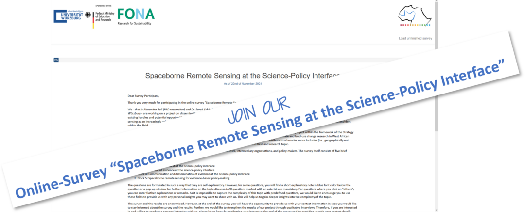 online-survey “Spaceborne Remote Sensing at the Science-Policy ...